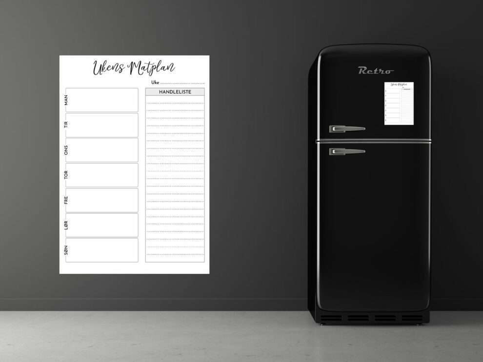 Ukesmeny planlegger basic » NAMELESS