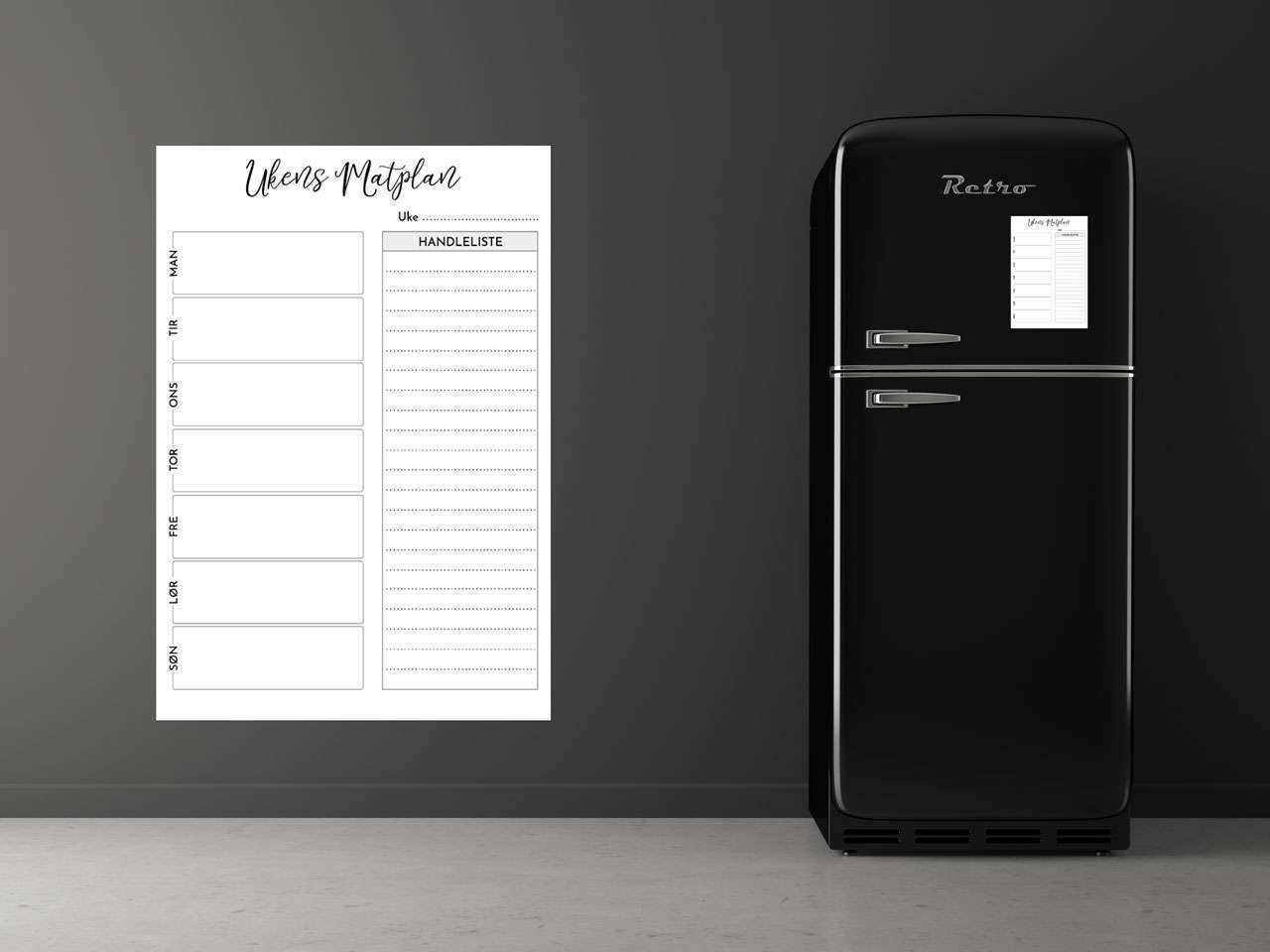 Ukesmeny planlegger basic » NAMELESS