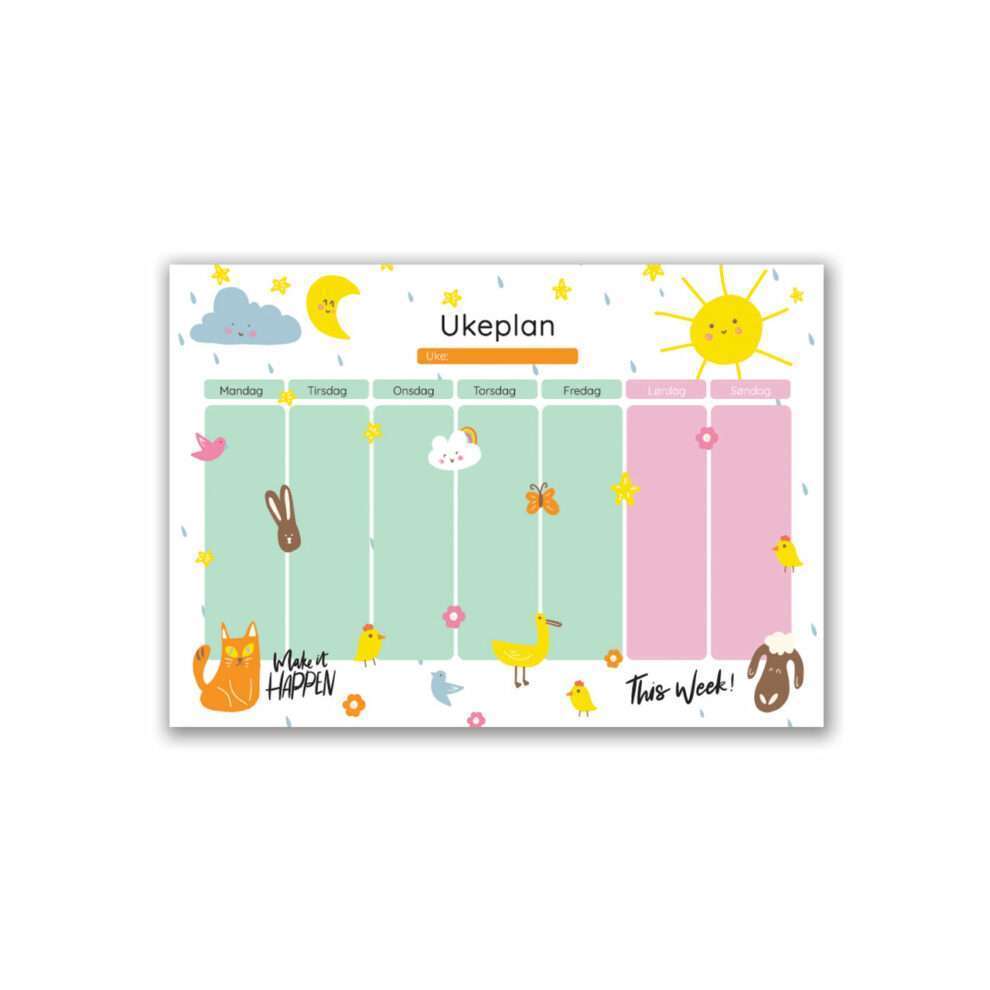 Ukesmeny planlegger basic » NAMELESS