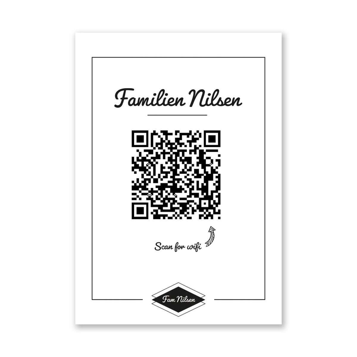 Din Egen Wifi Qr Kode Nameless